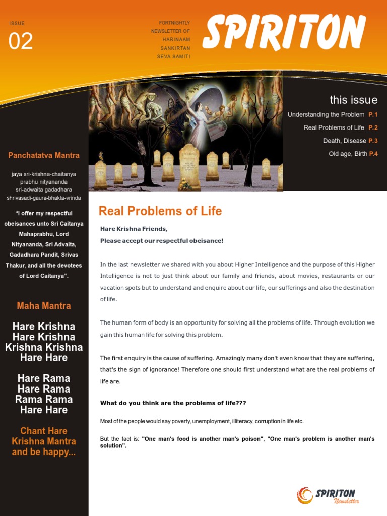 Spiriton: Real Problems of Life | PDF