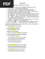 Past Habits: Used to and Would Exercises | PDF