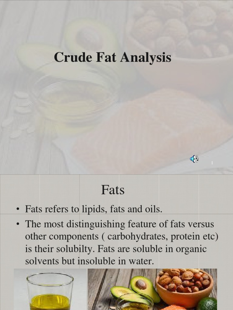 Fats Analysis of Food Sample | PDF | Solvent | Solubility