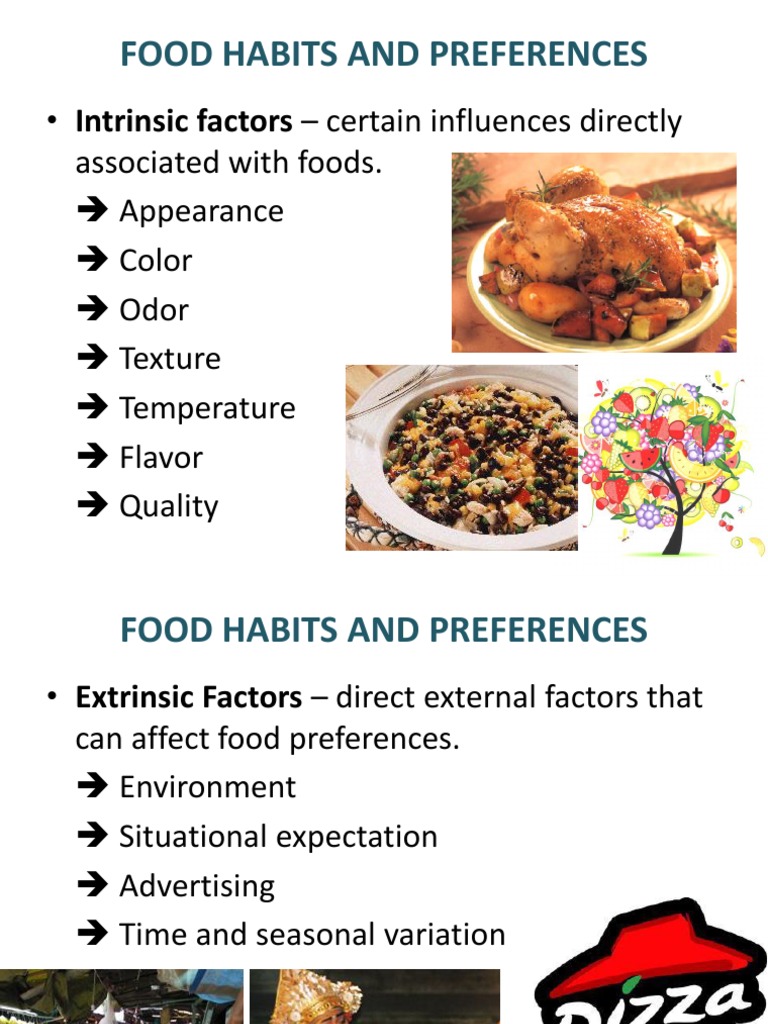 Food Preferences and Habits UDM | PDF | Foods | Food And Drink