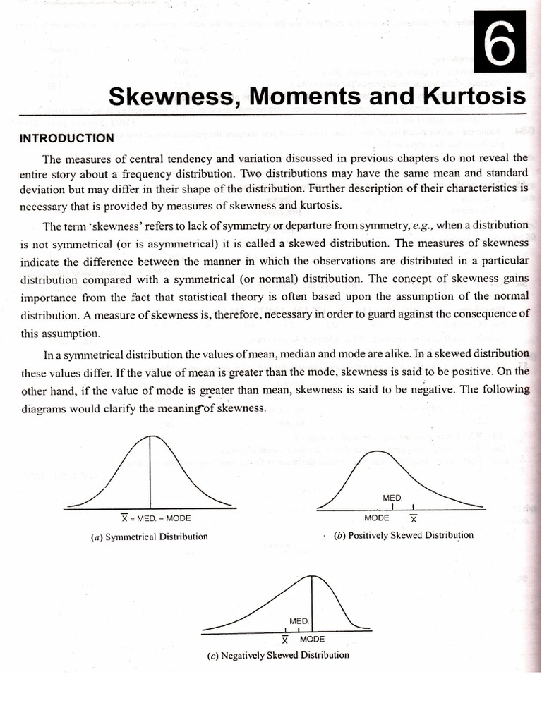 Difference Between Skewness And Kurtosis