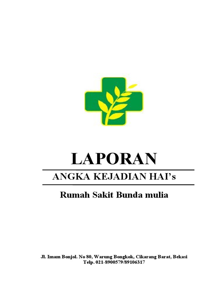 LAPORAN ANGKA KEJADIAN HAIs Agustus - Oktober 2019 | PDF