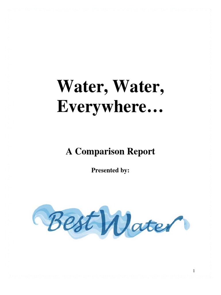 Water Purification Method Comparison | PDF