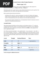 Canadian Multilingual Standard Keyboard | PDF