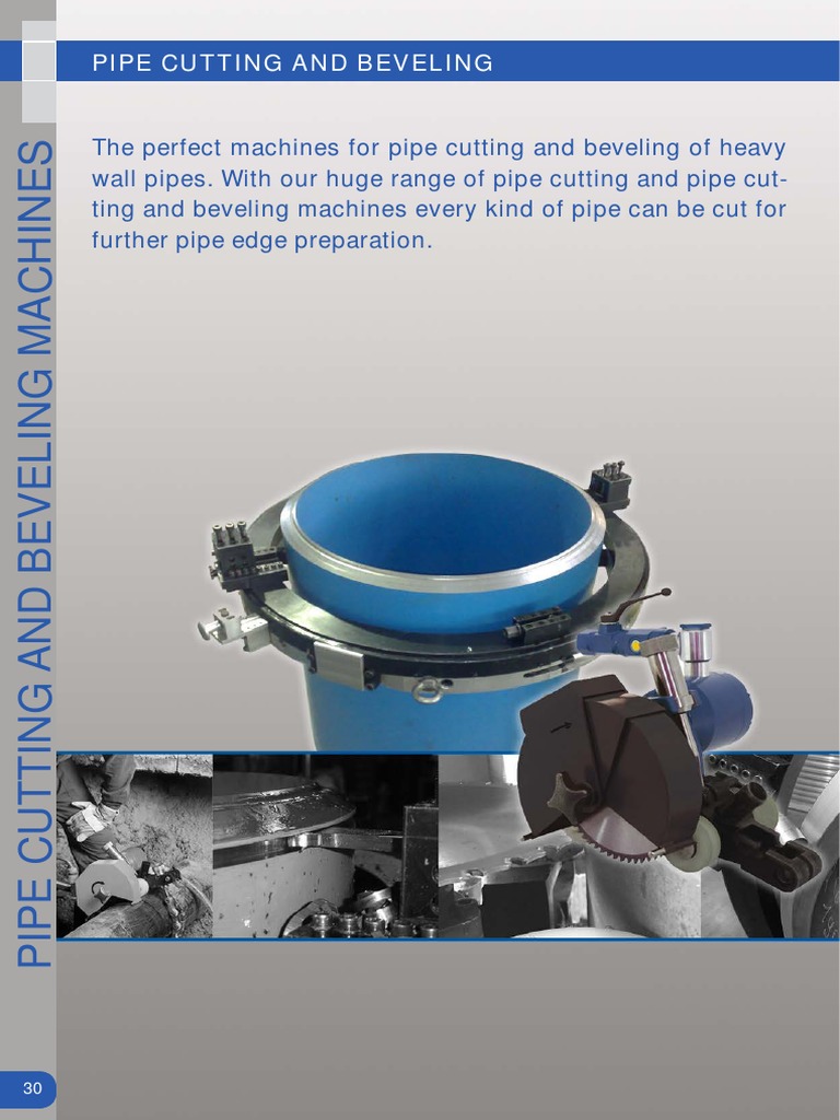 Pipe Cold Cutting Machine | PDF | Pipe (Fluid Conveyance) | Welding