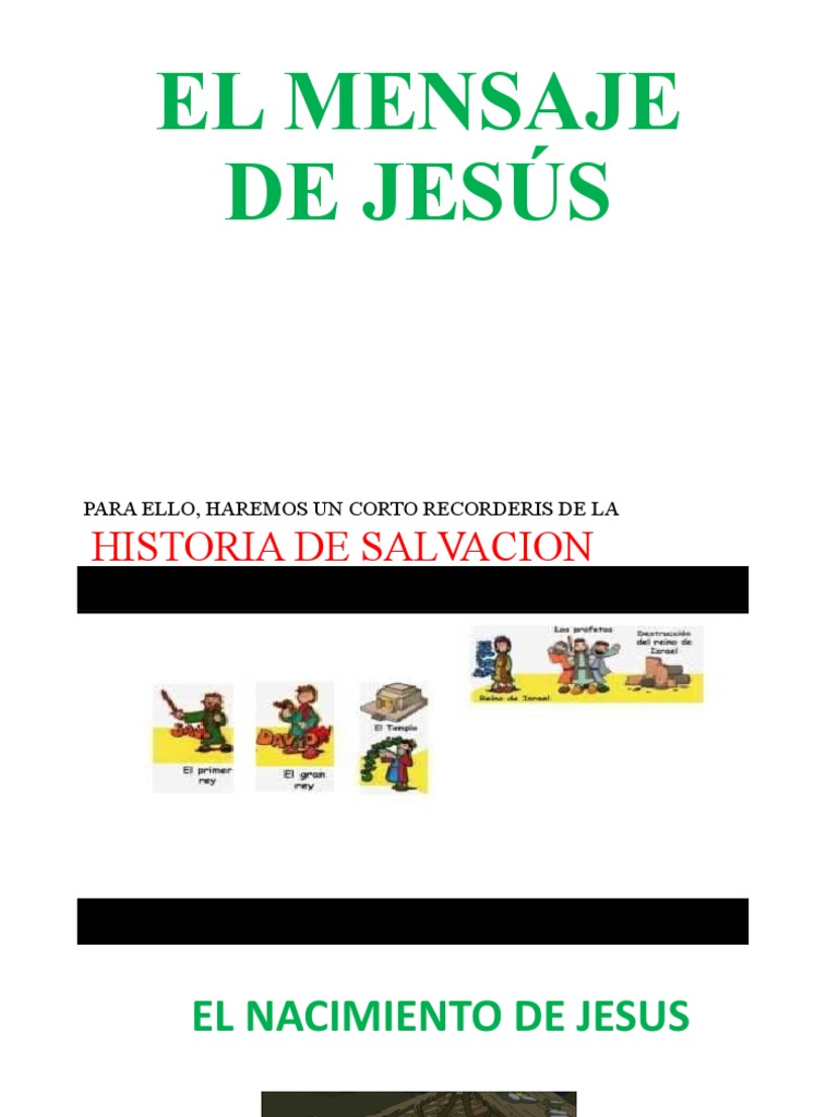 El Mensaje de Jesús | PDF