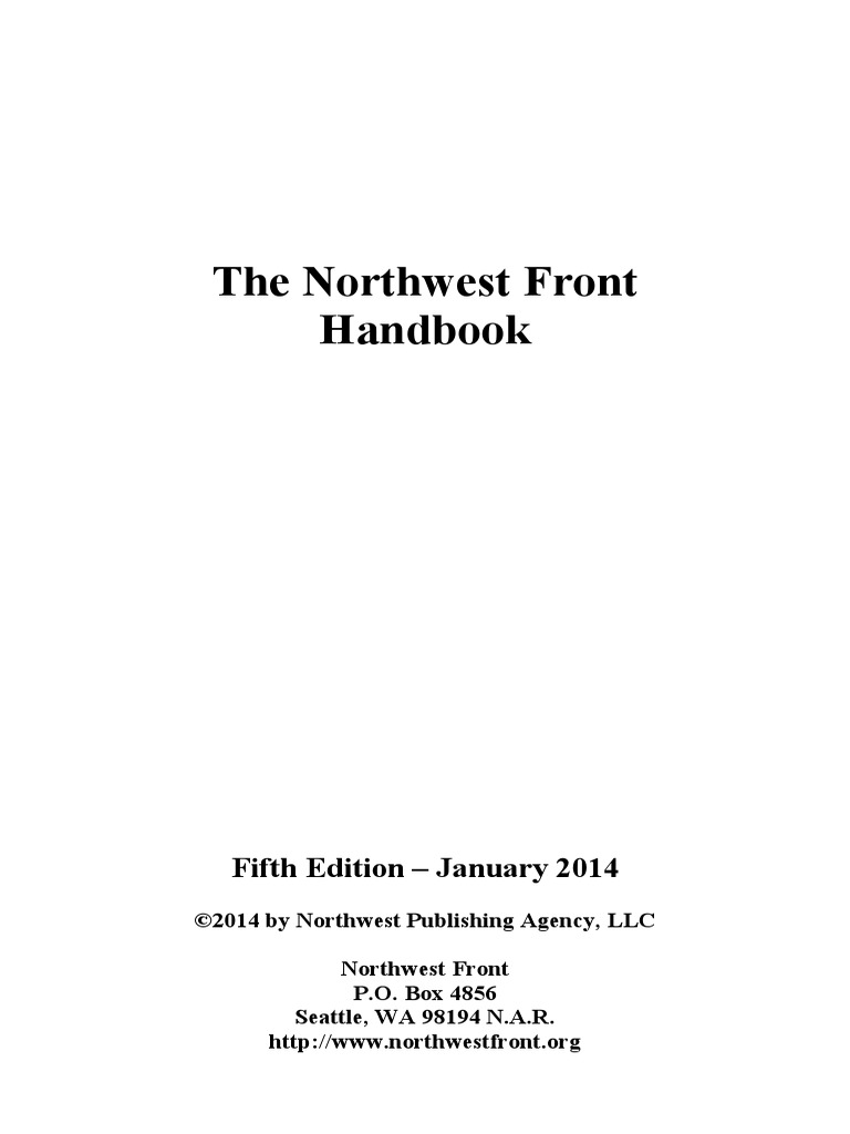 White Book 5th Edition | PDF | White People | Washington (State)