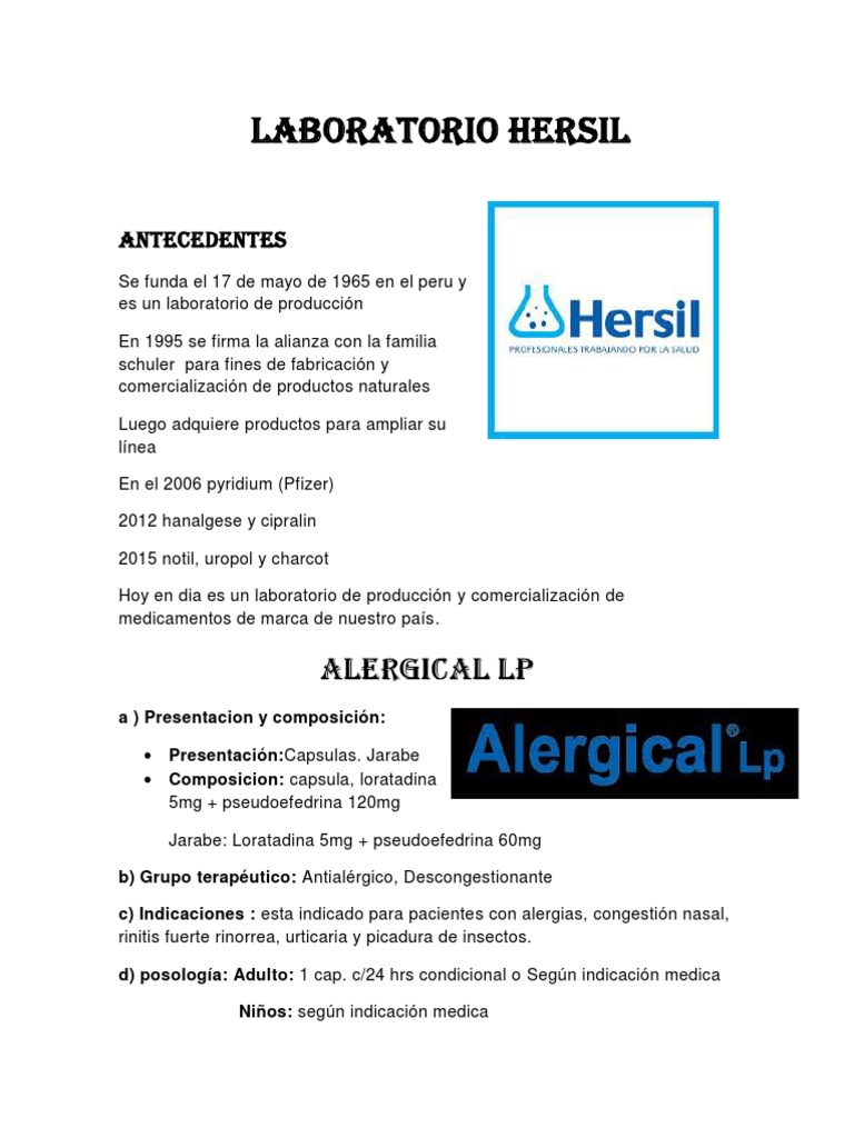 Uso y Efectos de Productos Hersil | PDF | Rtt | Drogas
