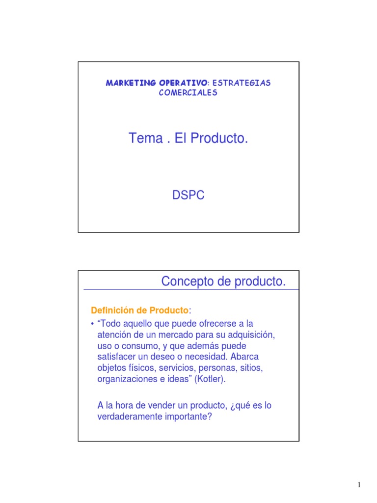 DPSC Producto PDF | PDF | Producto (Negocio) | Marca