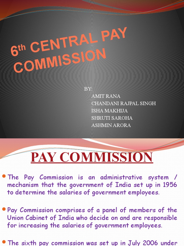 6th CPC | PDF | Sports | Government Of India