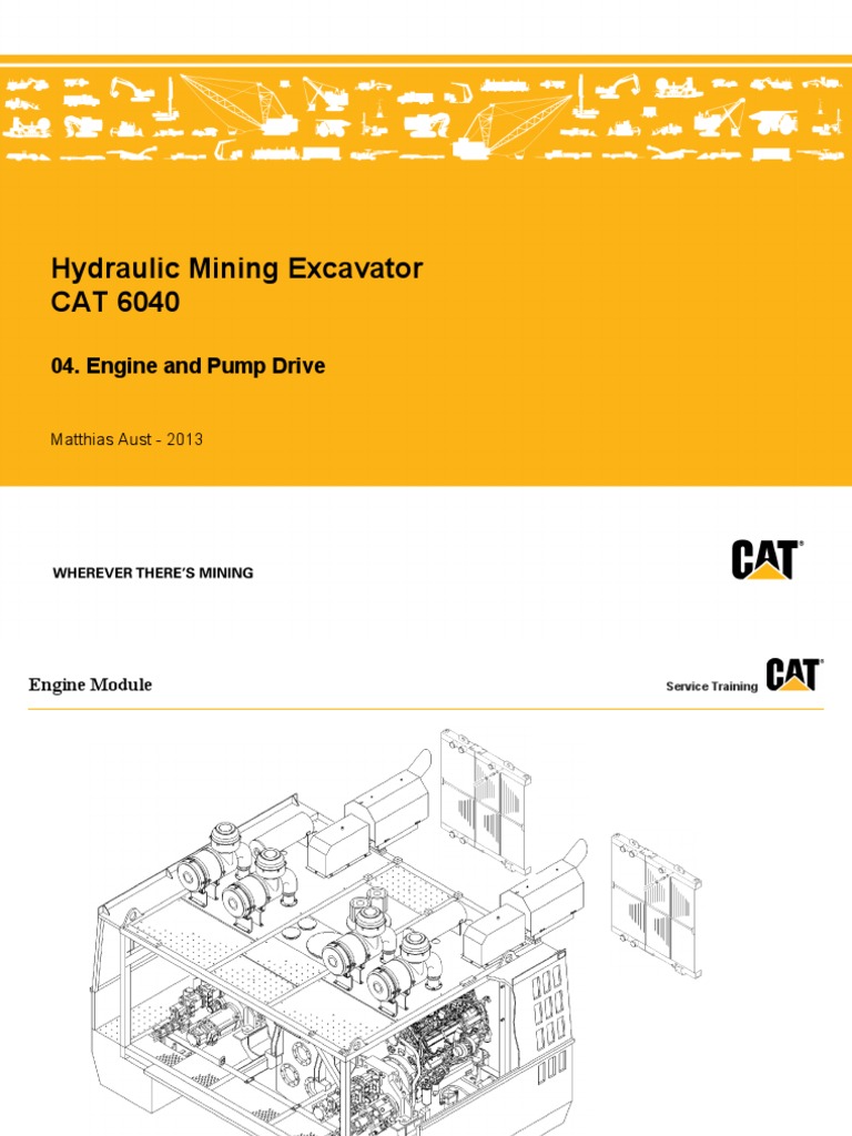 CAT 6040 Excavator Specifications | PDF | Pump | Horsepower