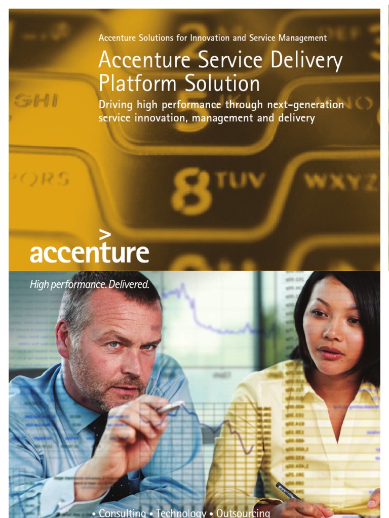 Accenture Service Delivery Platform FY09 | PDF | Innovation | Service ...
