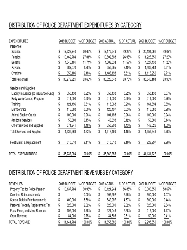 Evanston Police Department Budget Presentation | Emergency Services ...