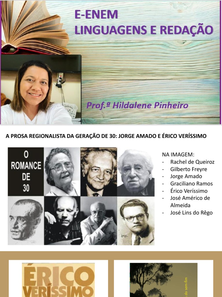 Literatura - Modernismo Prosa - Jorge Amado e Erico Verissimo | PDF ...