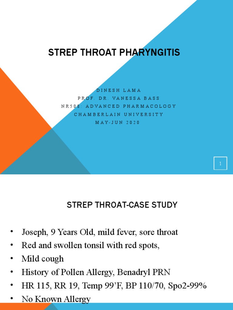 Strep Throat Pharyngitis-1 | PDF | Epidemiology | Public Health