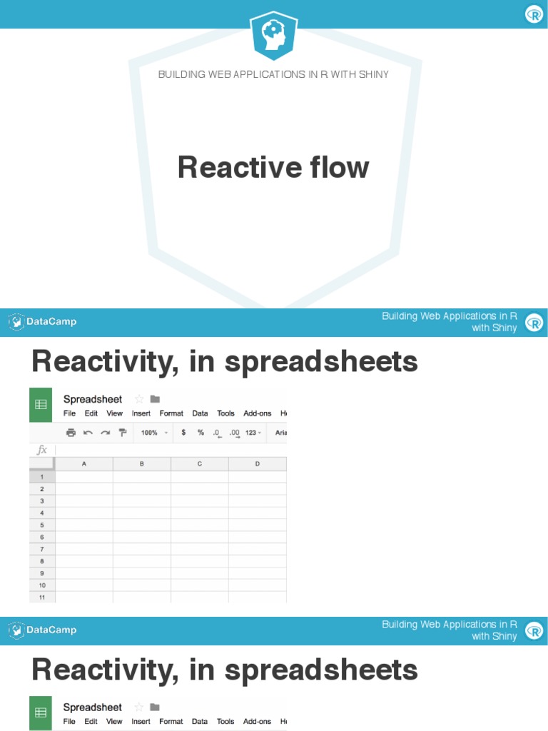 Building Web Applications in R With Shiny: Reactive Flow | PDF | Web ...