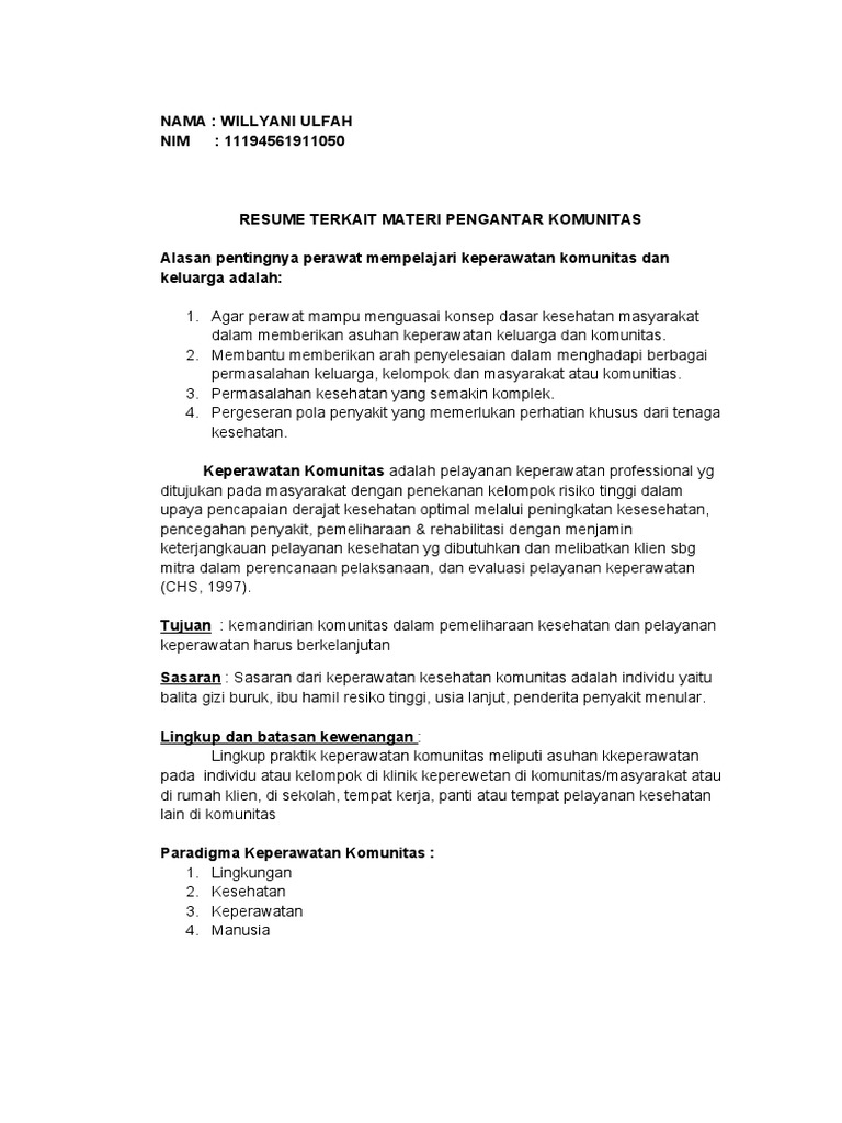 Tugas Resume Kom-Kel Bu Umi | PDF