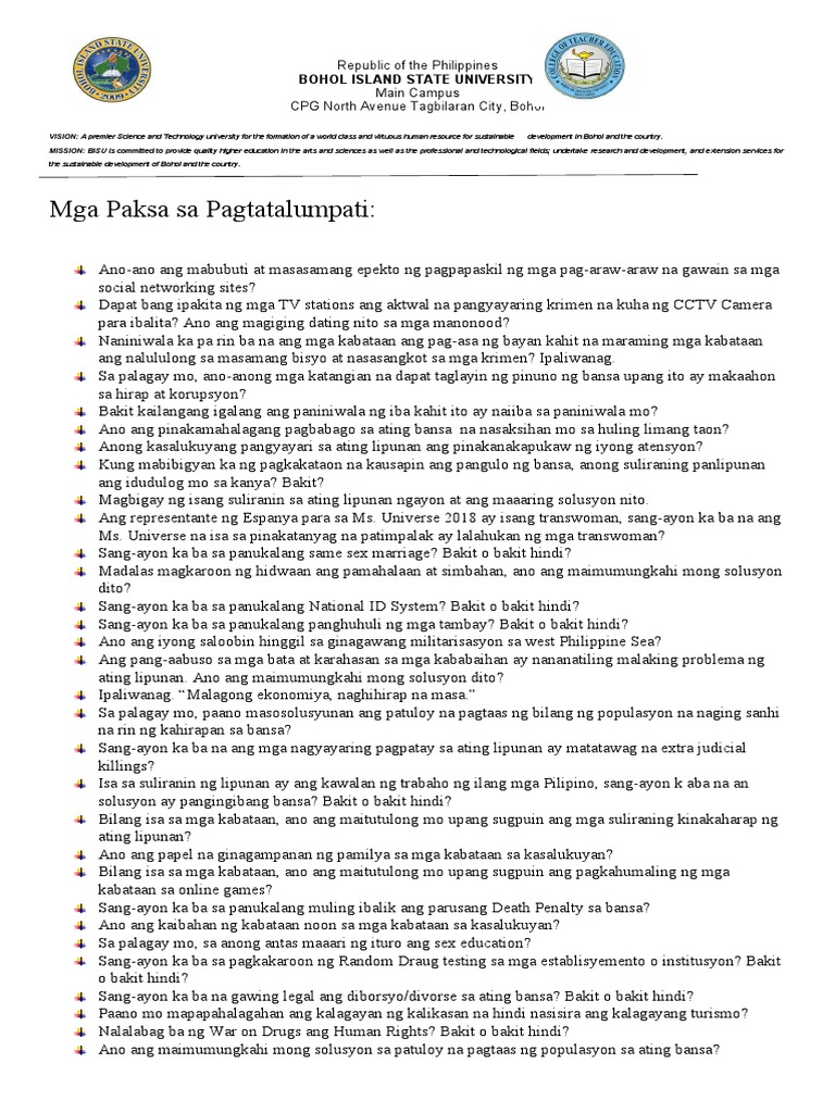 TALUMPATI Paksa | PDF TALUMPATI Paksa | PDF