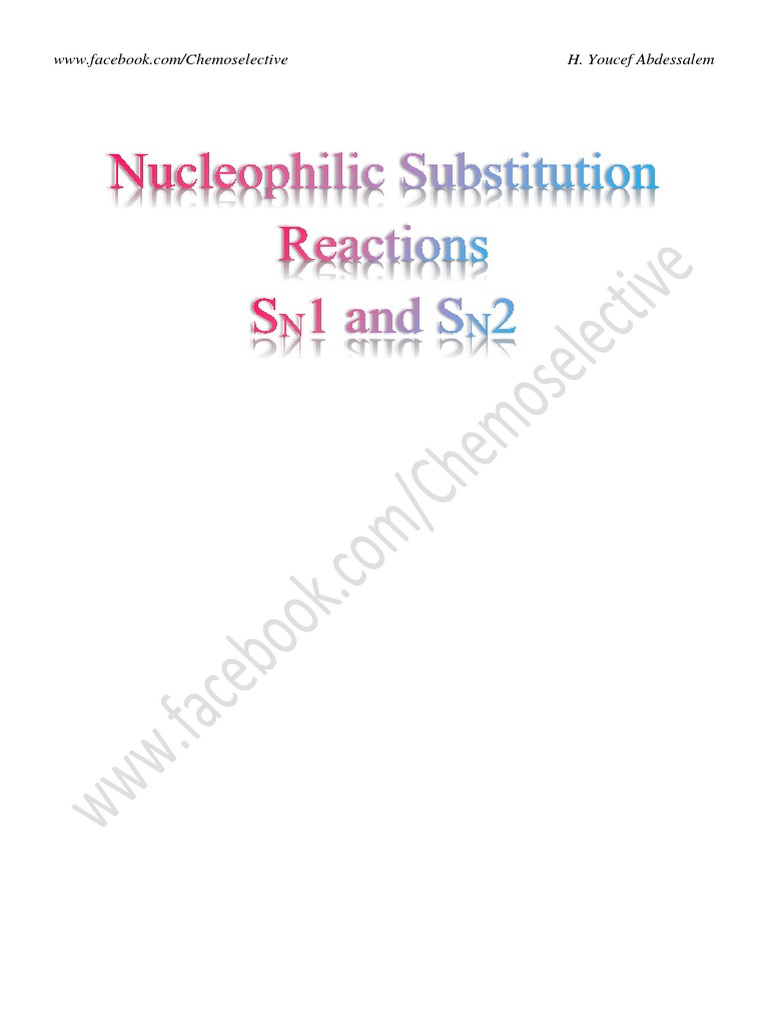 SN1, SN2 PDF | PDF