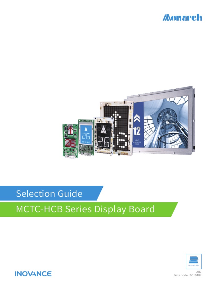 《MCTC HCB系列显示板选型手册》 英文20181130 A02 19010482 PDF | PDF | Business