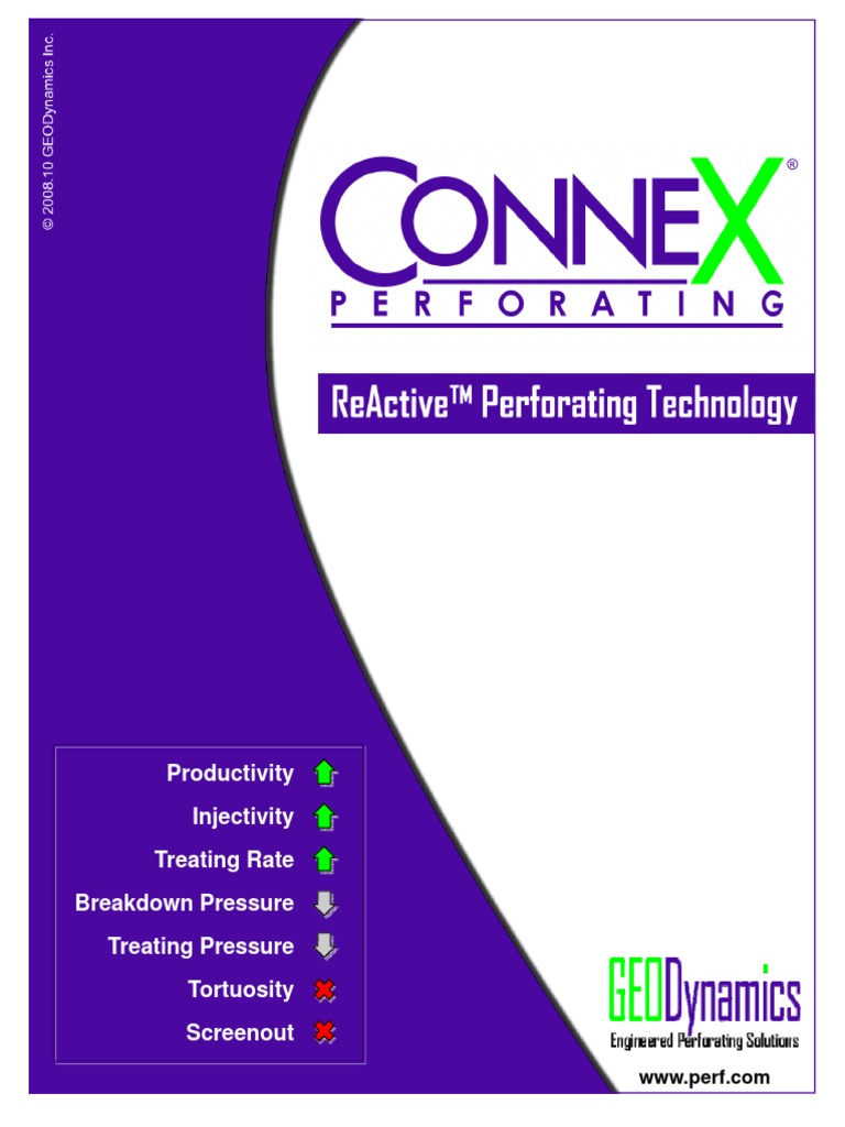 GEODynamics CONNEX Brochure 2008.10 - Rev2 Final PDF | PDF | Hydraulic Fracturing | Petroleum ...