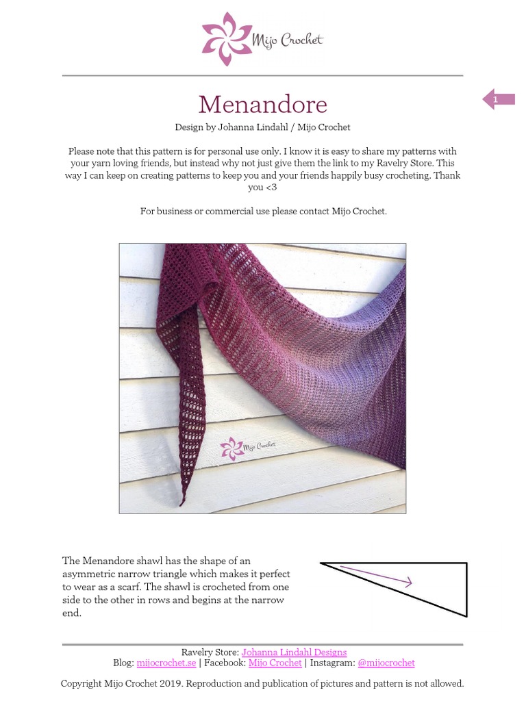 Menandore - English US | PDF | Crochet | Handicrafts