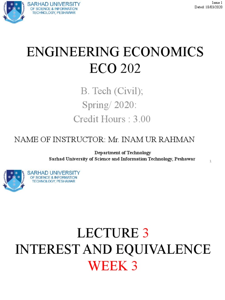 Interest and Equivalence | Download Free PDF | Compound Interest | Interest