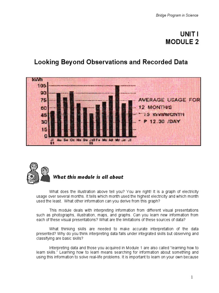 Unit I Module 2 | PDF | Data | Chart