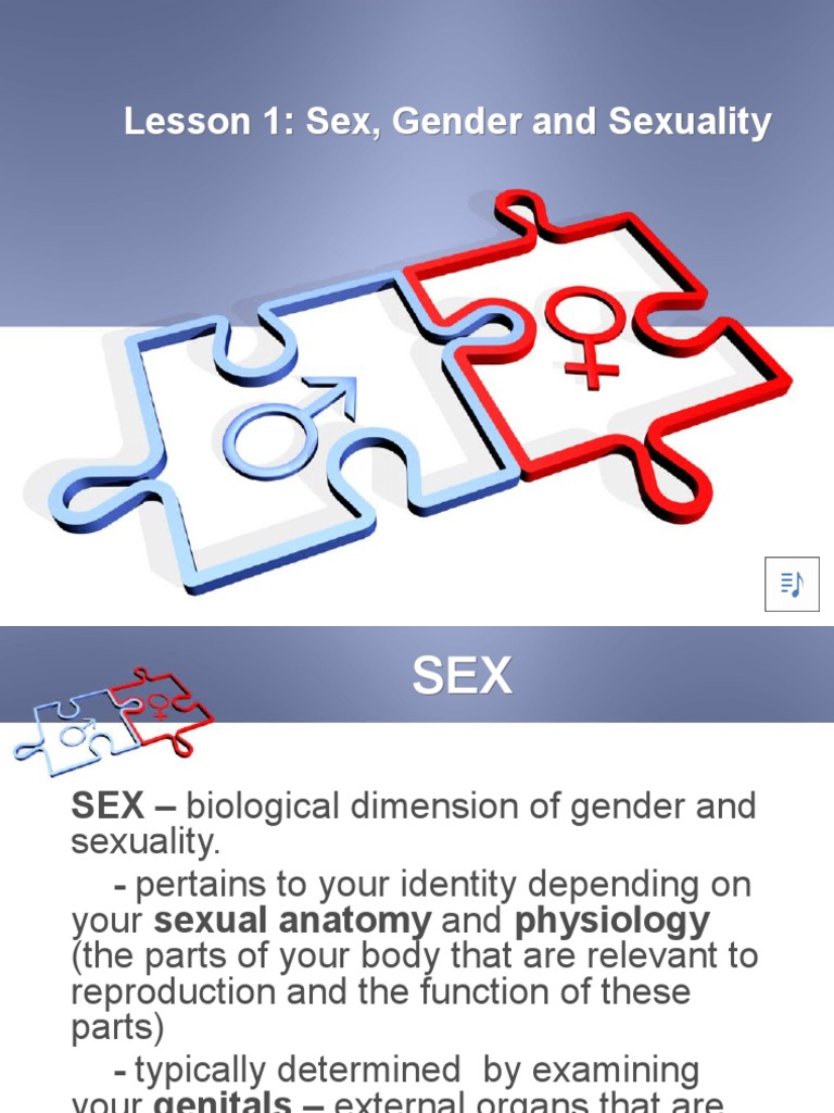 Lesson 1 - Gender & Society | PDF | Bisexuality | Homosexuality