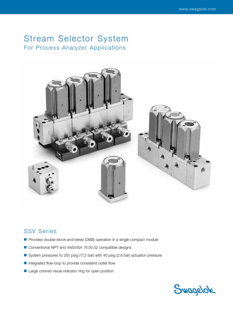 Stream Selector System: For Process Analyzer Applications | PDF | Valve ...