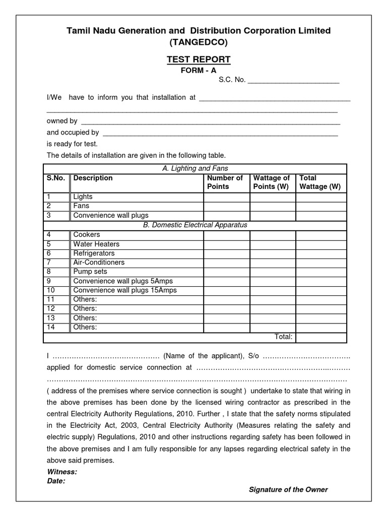 Tamil Nadu Generation and Distribution Corporation Limited (Tangedco ...