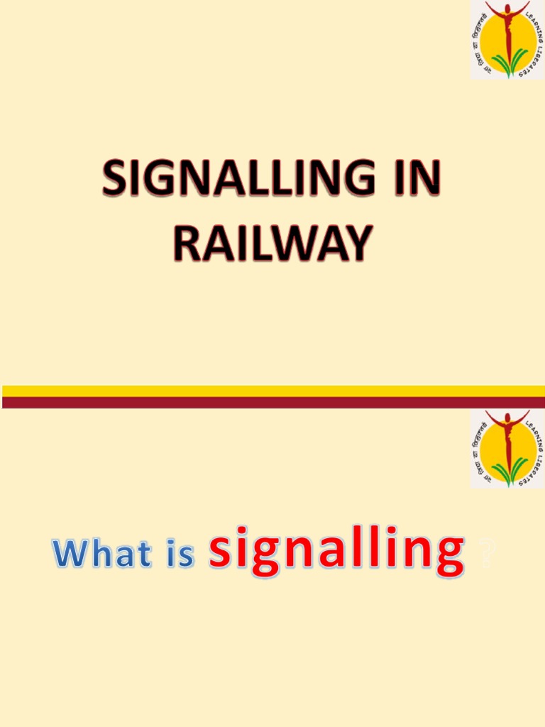 Railway Signal | Download Free PDF | Land Transport | Transport Safety