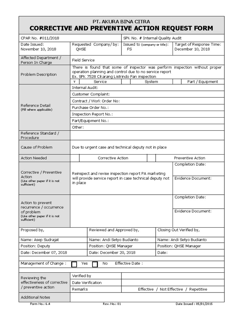 Cpar 011 | PDF | Business | Business Process