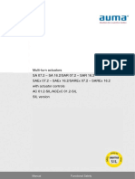 Auma Manual | PDF | Actuator | Valve