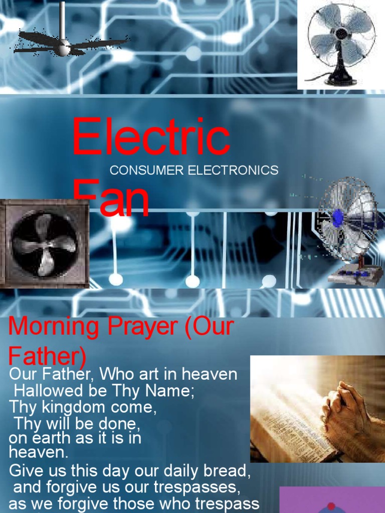 Electric Fan: Consumer Electronics | PDF | Electric Motor | Components