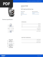 SKF SY 508 M Pillow Block Specs | PDF | License | Bearing (Mechanical)