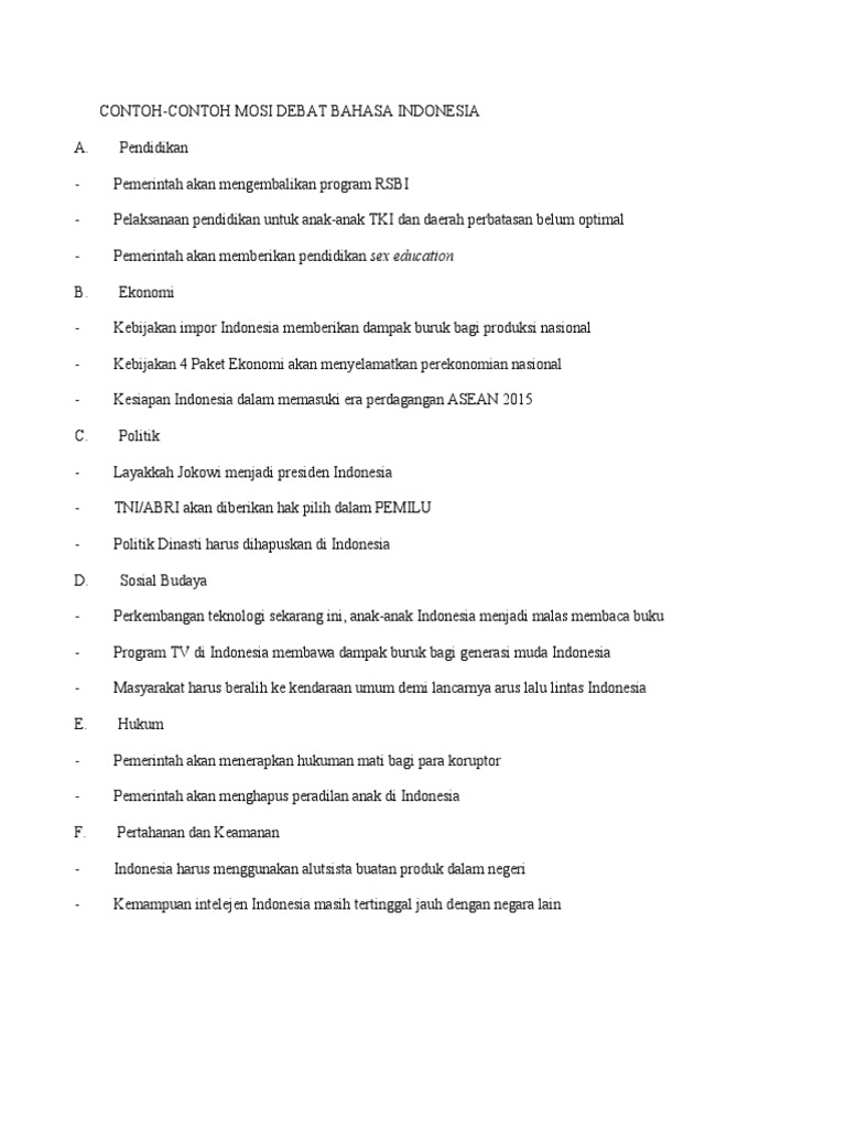 Debat | PDF | Ilmu Sosial
