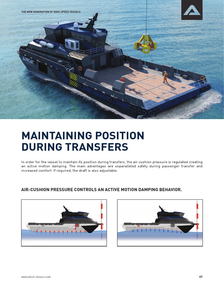 Air-Cushion Motion Control for Vessels | PDF