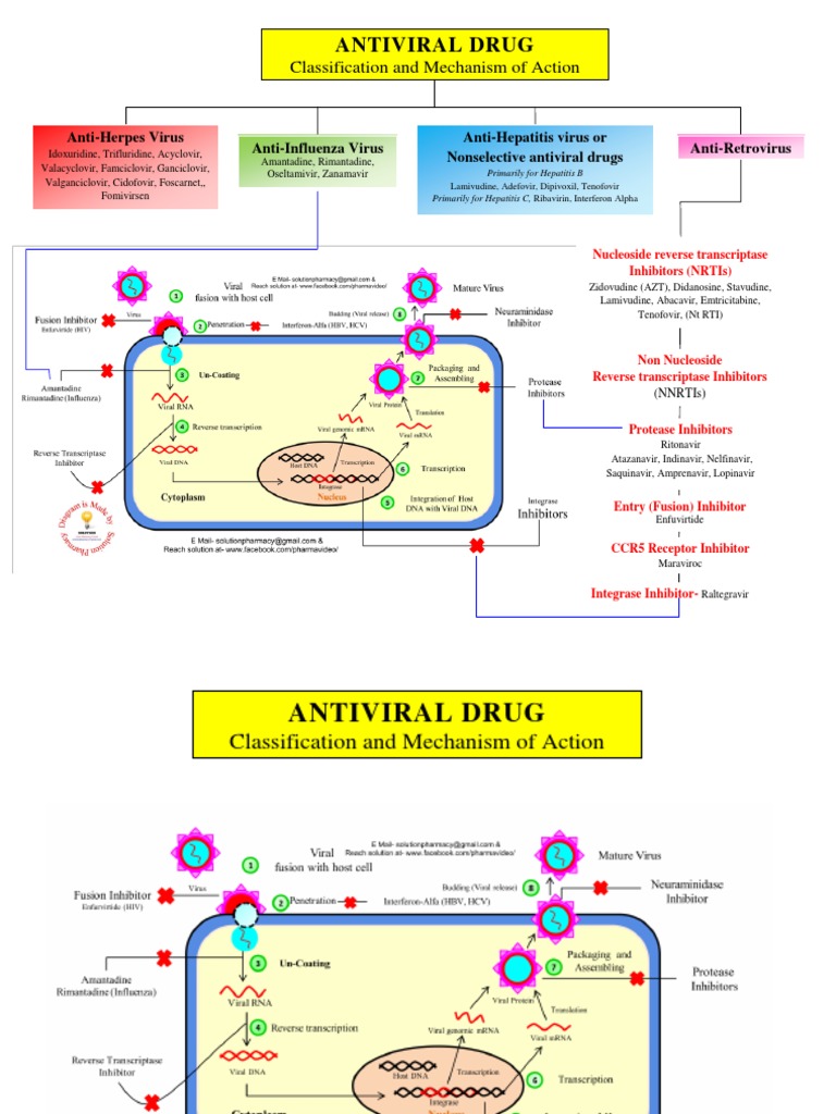Antiviral - Classification and Images | PDF | Antiviral Drug ...