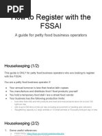 FSSAI Schedule 4: Hygiene Practices Guide | PDF | Food Safety | Hygiene