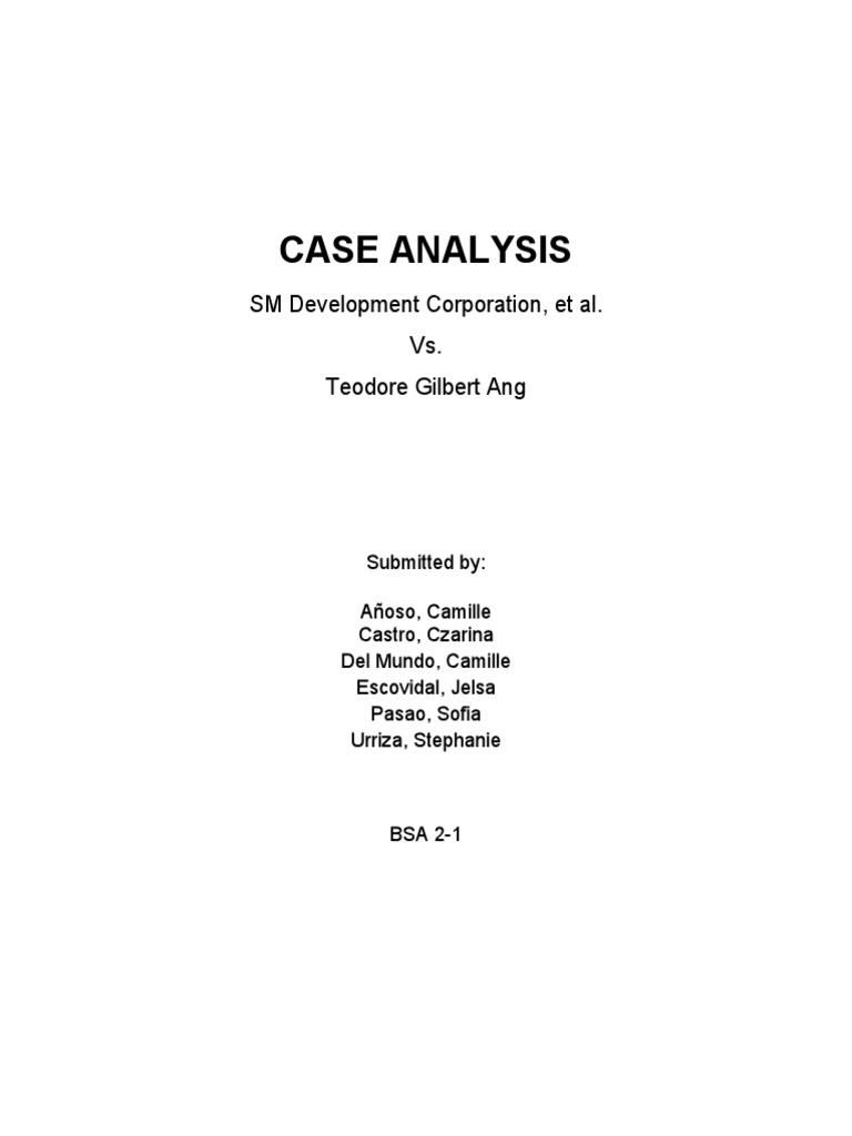 BSA2-1 CaseAnalysis Final | PDF | Fiduciary | Philosophical Theories