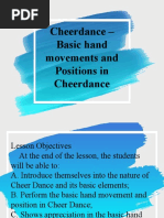 Basic Cheer Motions | PDF | Self-Improvement | Lifestyle