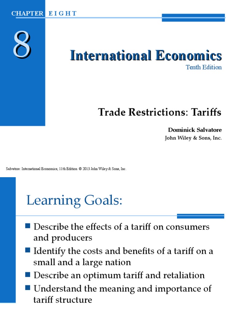 ch08 HH | PDF | International Economics | Tariff