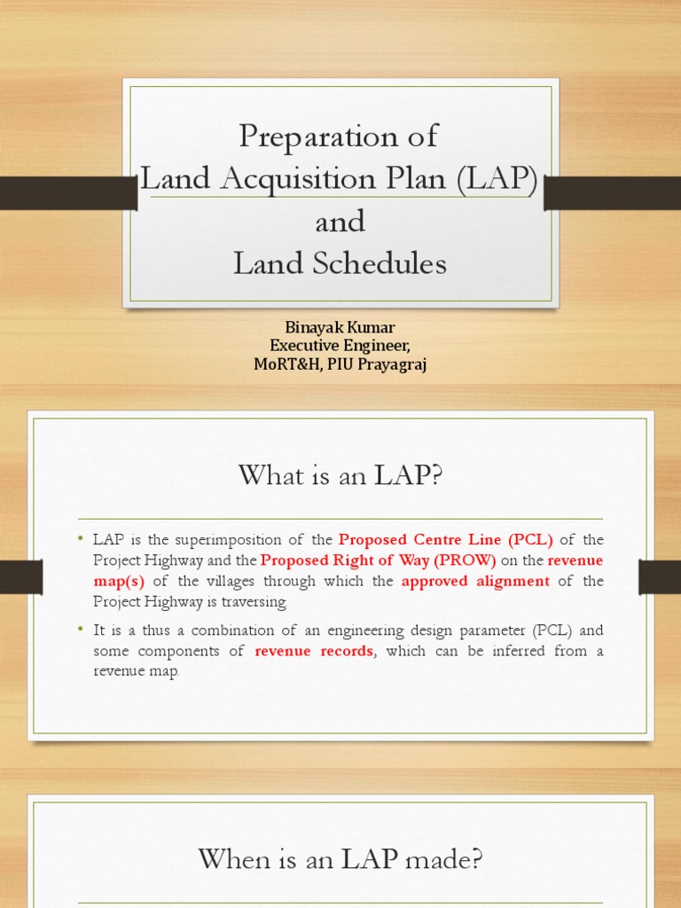 Preparation of LAP and Schedules | PDF | Computer Aided Design | Surveying