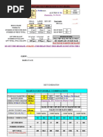 Bricks Calculation of Mixing Ratio (ISOand VDZ Shapes) | PDF