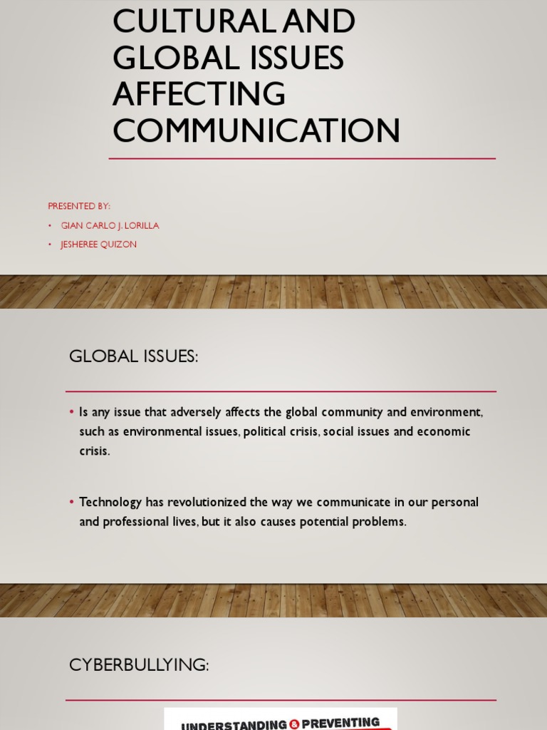 Cultural and Global Communication Issues | PDF