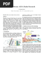 PESA vs AESA Radar: Key Differences | PDF | Radar | Telecommunications