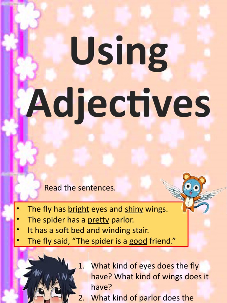 ADJECTIVES | PDF | Fruit | Adjective