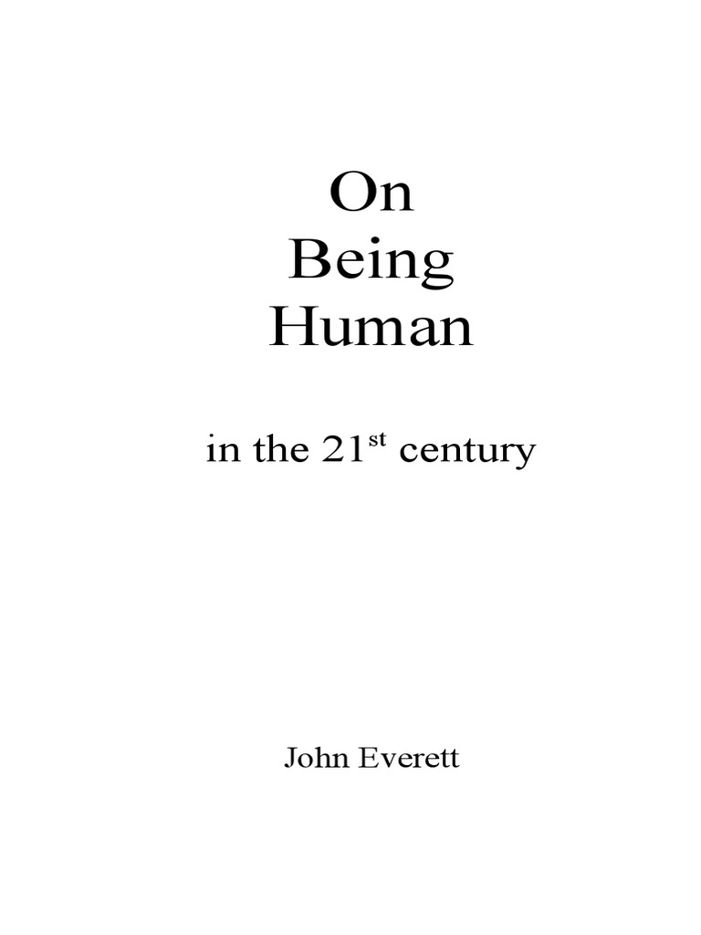 On Being Human | PDF | Mental Disorder | Id