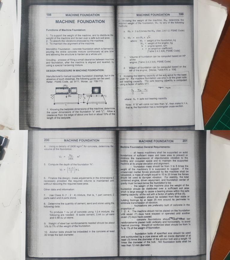 Genset Foundation Design PDF | PDF